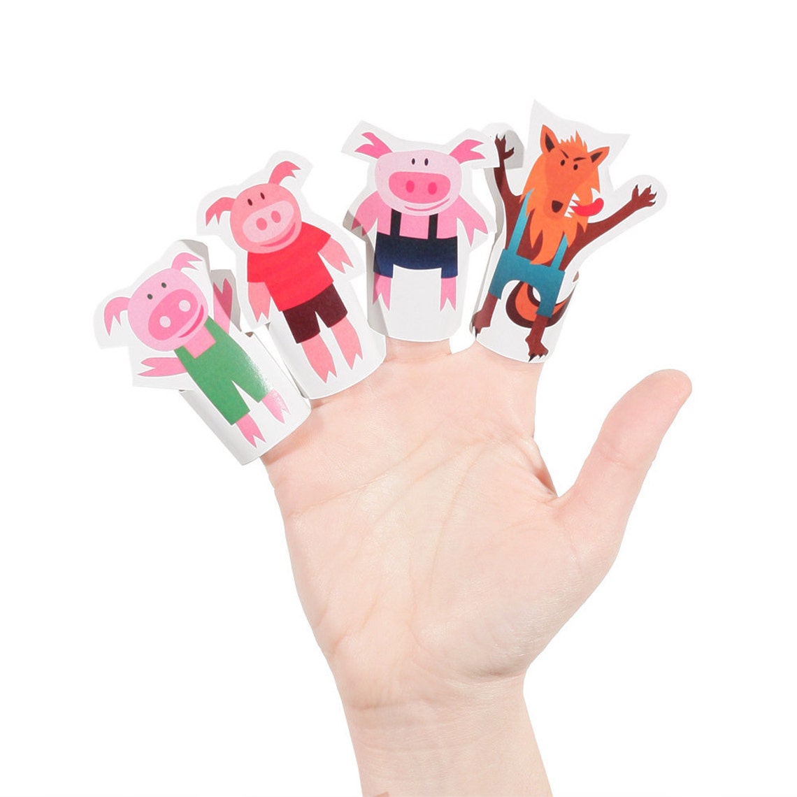 Finger Puppets Three Little Pigs at Amelia Woodhouse blog